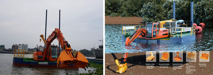 Amphibious Dredger – Korean-Machinery.com